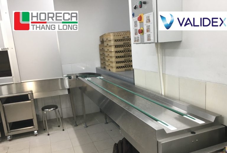 Băng tải công nghiệp Validex – Máy rửa bát công nghiệp